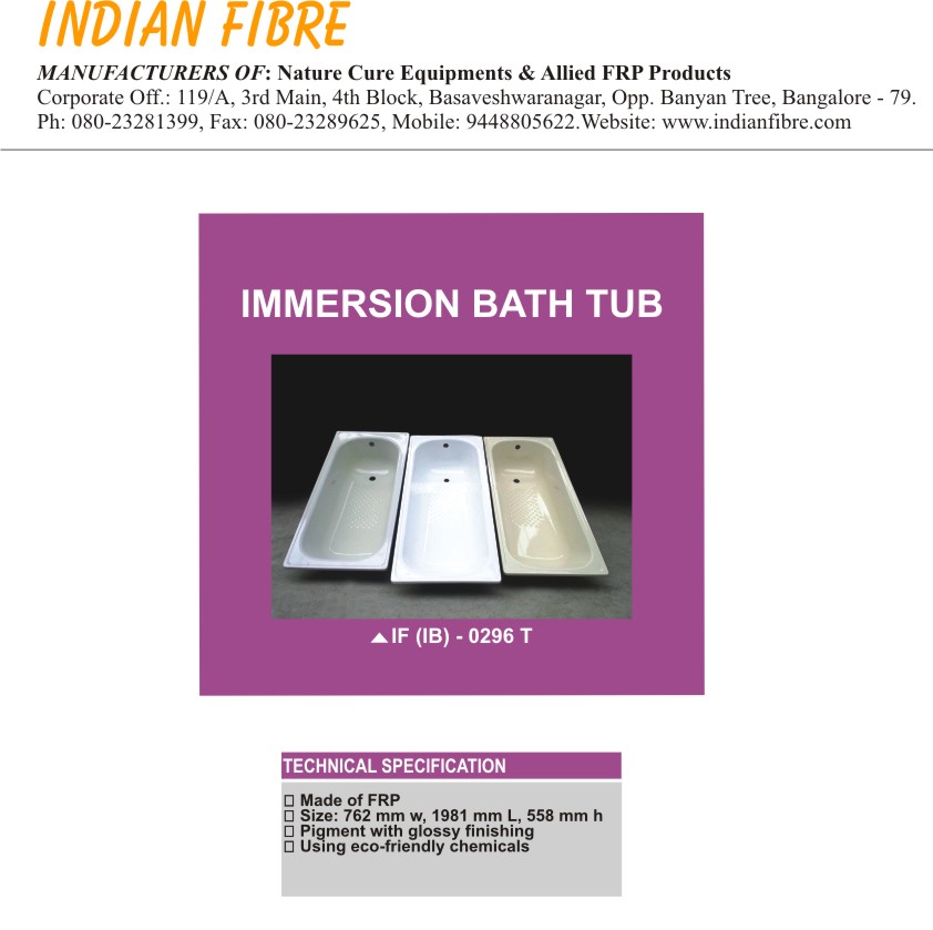 INDIAN FIBRE | NATURE CURE HYDRO THERAPY EQUIPMENTS